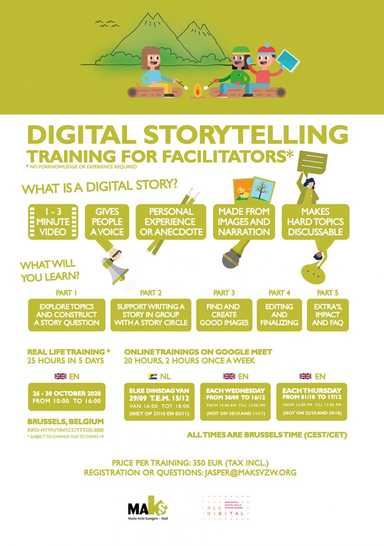 Digital storytelling: training for facilitators • All Digital