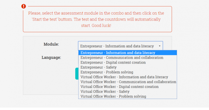 Check your digital competences and help test the e-assessment tool ...