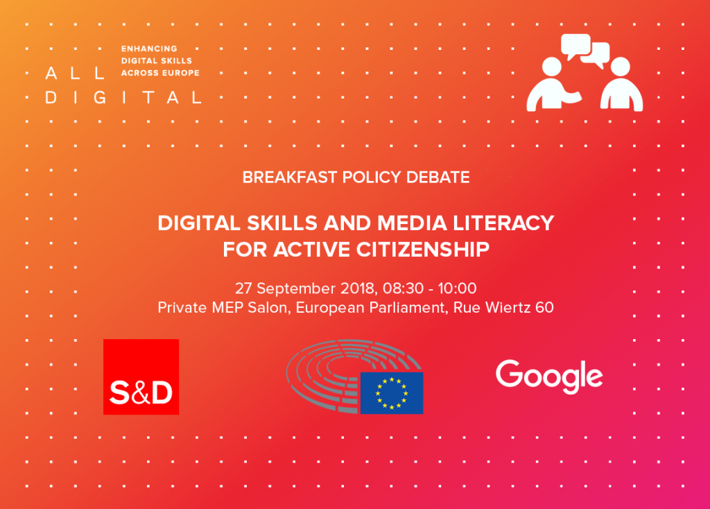 Breakfast Policy Debate: Digital Skills and Media Literacy for Active ...