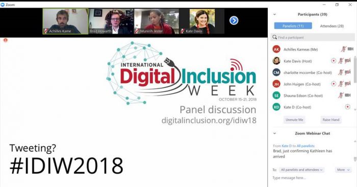 ALL DIGITAL at the International Digital Inclusion Week 2018 • ALL DIGITAL