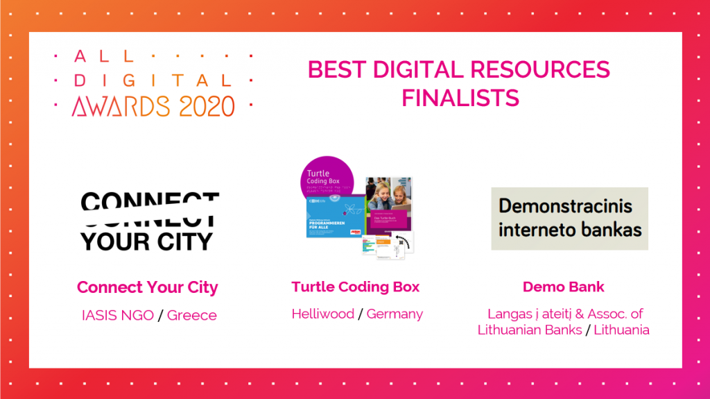Congratulations to ALL DIGITAL Awards 2020 Finalists • All Digital