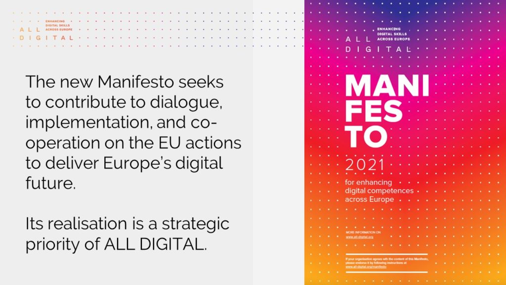 ALL DIGITAL launches a new Manifesto for enhancing digital competences ...