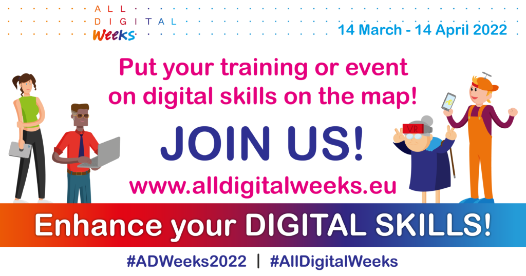 All Digital Weeks 2022 - Enhance your digital skills! • ALL DIGITAL