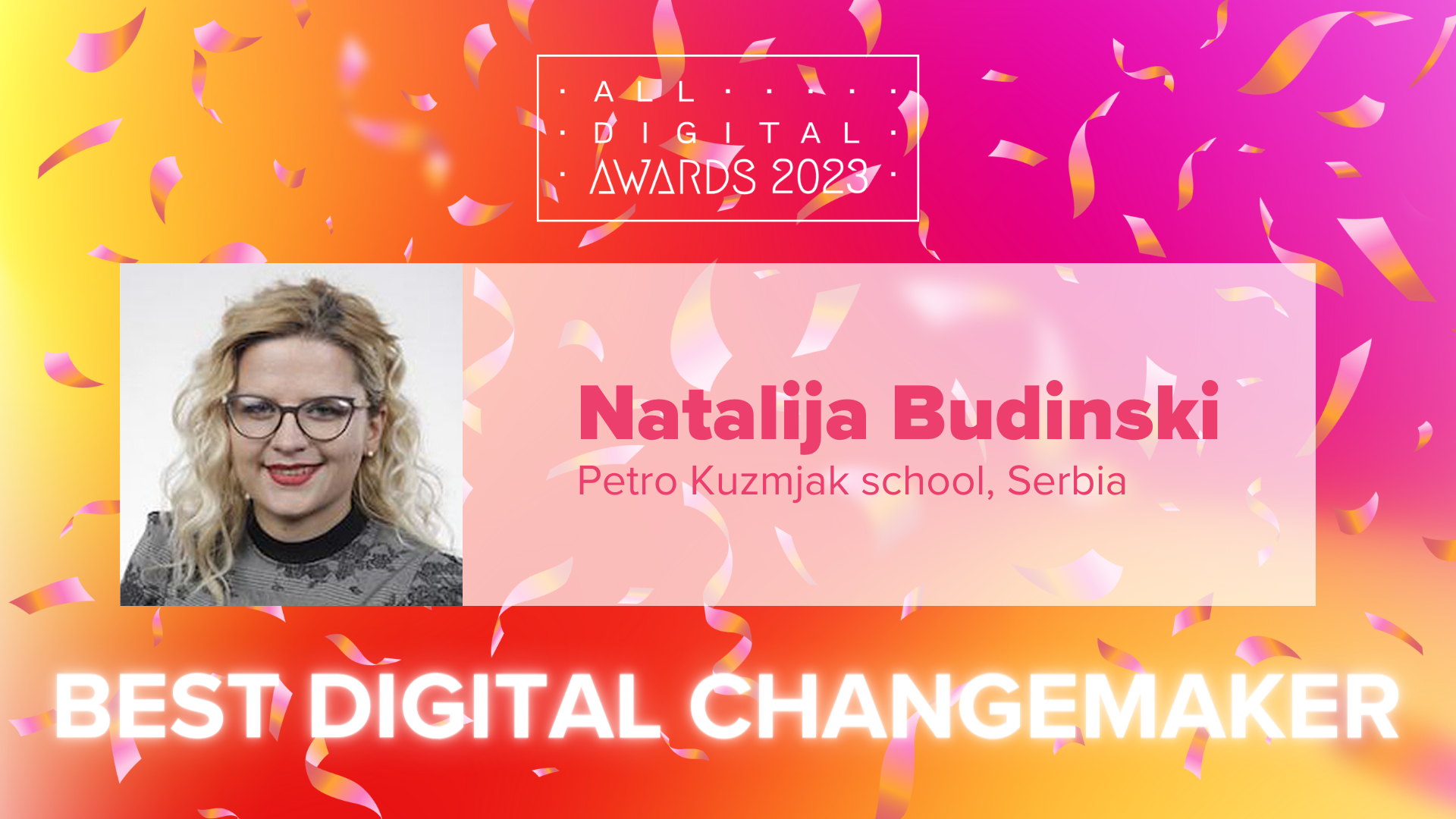 ALL DIGITAL Awards 2023: Best digital changemaker • All Digital