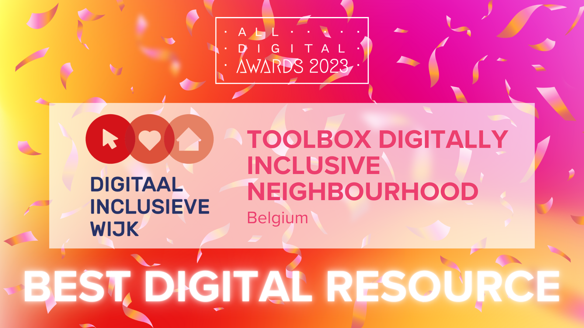ALL DIGITAL Awards 2023: Best digital resource • All Digital