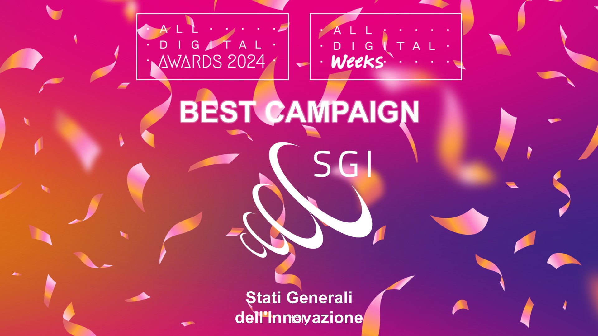 ALL DIGITAL Weeks Awards 2024: Best Campaign • All Digital