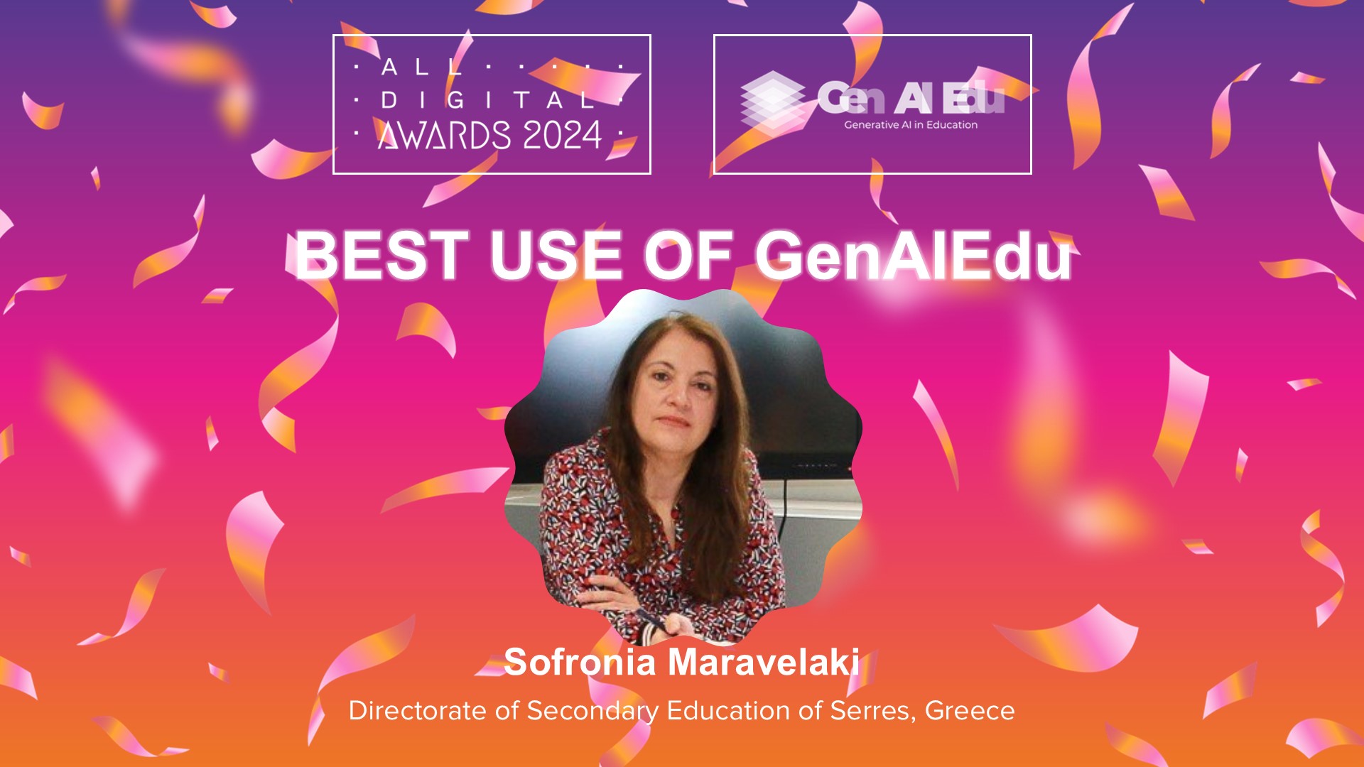 Launching the new ALL DIGITAL Award : Best use of GenAI in Education ...