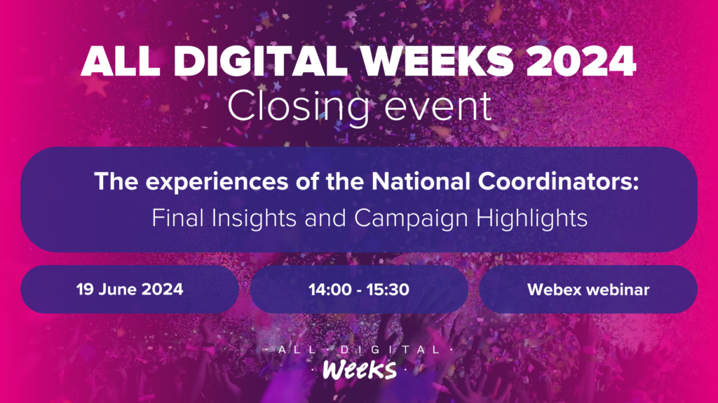 AD Weeks 2024 Closing Webinar: the experiences of the National Coordinators! • ALL DIGITAL